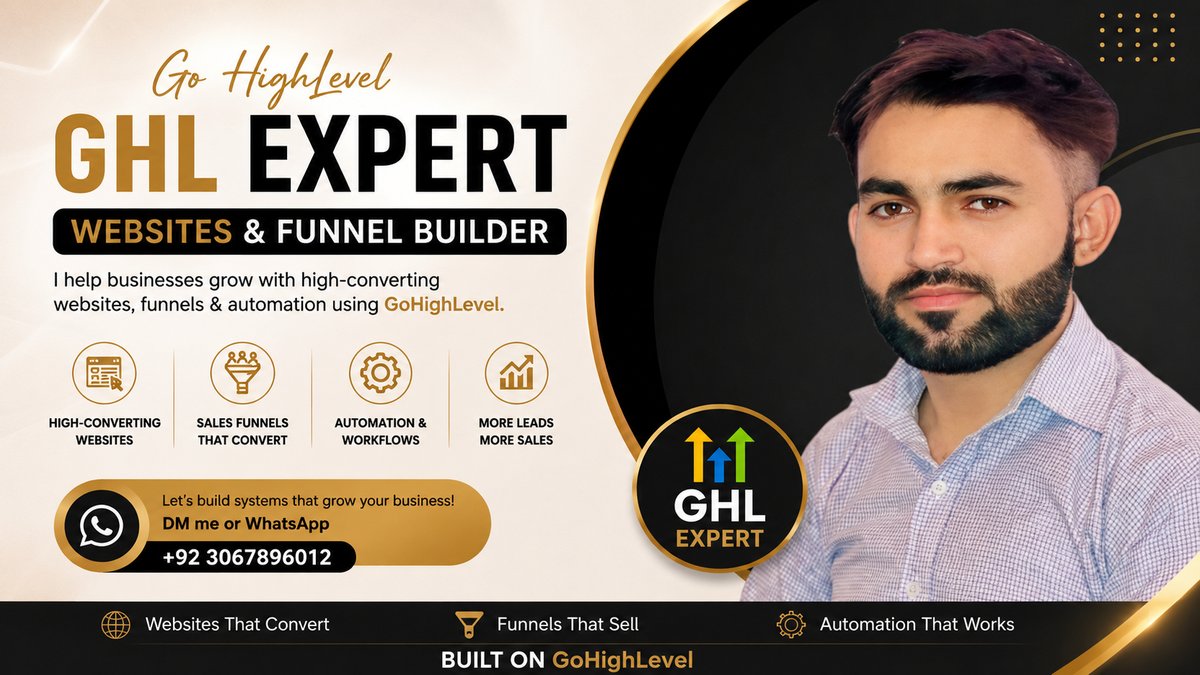 GoHighLevel CRM Setup, Funnels & Automation – Full-Service GHL Expert ...